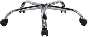 Tarun OFFICE CHAIR STEEL BASE WITH BLACK WHEELS SUITABLE FOR EVERY ...