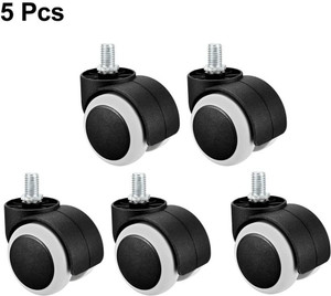 Home Brilliant Twin caster Alloy pin wheel for office revolving chair ...