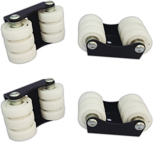Nisma Engineering Heavy Nylon Trolley Wheel Rollers Sixer Delrin 4x2.5 ...