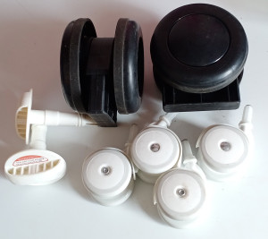 DVYA Replacement Baby Walker Wheels (RWB - 001) Swivel Furniture Caster ...