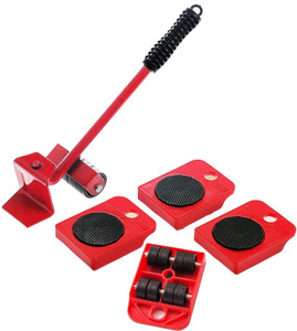 KUNYA Heavy Duty Furniture Lifter Mover Roller Wheel Tool Set Braking ...