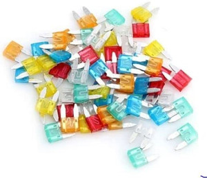 Crewbolt Regular Mini Blade Fuse 15 AMP 10 PC Automotive Fuse ...