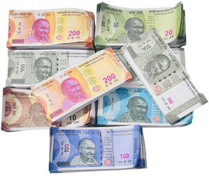 Zinnia Assorted 600 Indian currency toy notes for kids Educational set ...