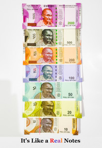 4GX Combo (13 Each x 7=91 Nakli Note) Playing Indian Currency Notes for ...