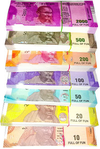Swikaar Indian Currency Fake Notes for Fun Paper Kids churan wale Note ...