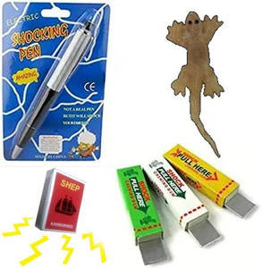 MADDYGROUP AMAZING ELECTRIC SHOCKING PEN ,MATCH BOX ,CHINGUM & FAKE ...