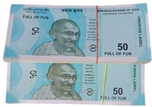 BBS DEAL Rs 50 ka Bundle of 2 (200 note ) Nakli Indian Currency New ...