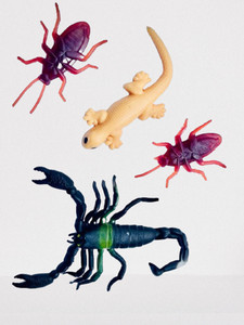 NEXAWAVE Realistic Rubber Animal/Insect Scorpion, 2 Cockroach and ...