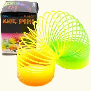 NAVDEEP COLLECTION Rainbow Magic Spring Toy Set Of 1 Magic Spring Gag ...