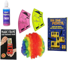 Muren Pack of 5 Magic Trick, Fool Friends, Disappear Ink, Wig, Zig-Zag ...