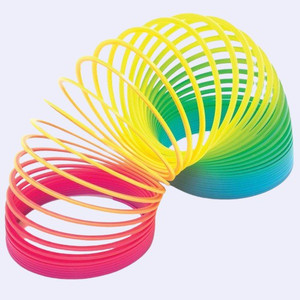 NAVDEEP COLLECTION Pack Of One Rainbow Spring Toy (1) Spring Gag Toy ...