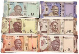 Zinnia All New 600 Fake Note Playing Indian Currency Dummy cash Nakli ...