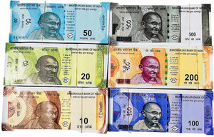 SHIMMERA 600 Nakli Note 10,20,50,100,200,500 Playing Learn Money Skills ...