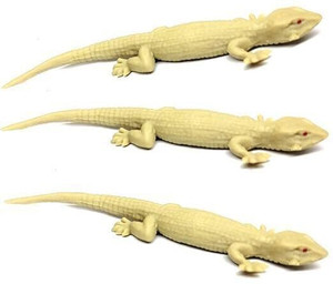 BLC 3 Pcs Silicone Chipkali For Prank Rubber Lizard For Prank Plastic ...
