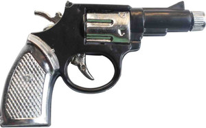 PTCMart Electric Shock Plastic Revolver Shaped Gun with Laser light For ...