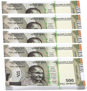 BRAND HOME India Dummy Currency Fake Note (500 Rs Nakli Note 100 X 2 ...
