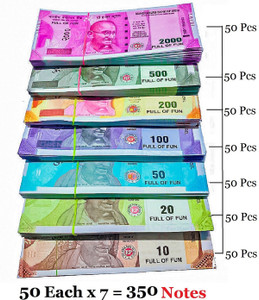 CNA 50A Dummy Currency 350 Note for Kids 50 Units Each Denomination All ...