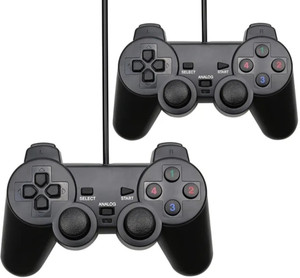 markif VIBRATION MODE GAMING JOYPAD CONTROLLER FOR PC/LAPTOP PACK OF 2 ...