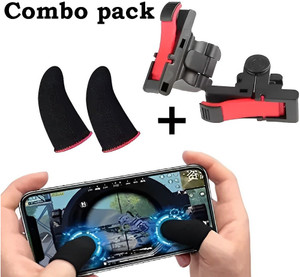Firetook Pack 2 Trigger+Finger sleeve Mobile pubg/ FauG/ Free Fire/Call ...