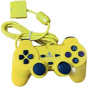 gamseria Wired Dualshock Remote Controller in Playstation-2 (YELLOW ...