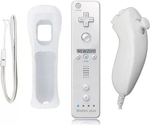 DKD 2 In1 wii nintendo Wireless Joystick Remote Controller Built-in ...