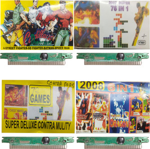 PTCMart 8bit Videogame cassette4 SD FIGHTER -76IN1-6IN1-72GAMES Or ...