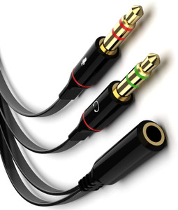 Artful World AUX Splitter Adapters Gold Plated 3.5mm Headphone 2 Male ...