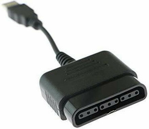Tech Aura PS2 to PS3/PC Controller Converter Cable Cord USB Adapter for ...