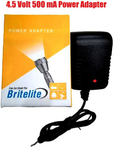BALRAMA 4.5 Volt 500 mA Power Adapter 4.5v for Britelite Torch Light ...