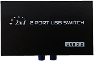 MESHIV Printer Sharing Switch 2 Ports USB 2.0 Selector Switch for PC ...