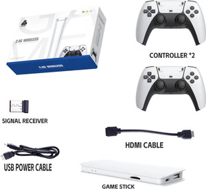 PTCMart Hdmi M15 HD Tv Game Stick 4k 64G With 2.4g Dual Wireless ...