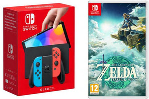 NINTENDO Switch Oled Console 64 GB with The Legend of zelda Tear of ...