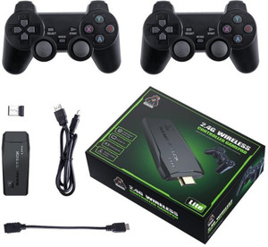 DWH HDMI Game Stick With 3000 Built in Retro Games-Dual Joystick ...