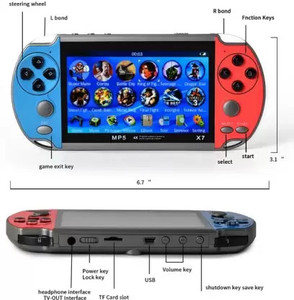 NextTech X7 PSP Game Console:Unlock The Power of 1000+ Games and ...