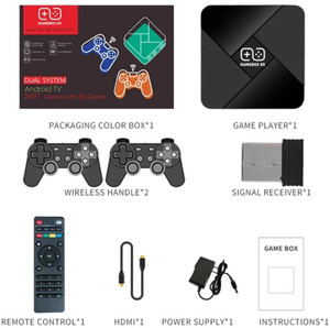 HG WORLD Game Box G5 4K HD Super Console X - 20+ Emulators 5600+ Games ...