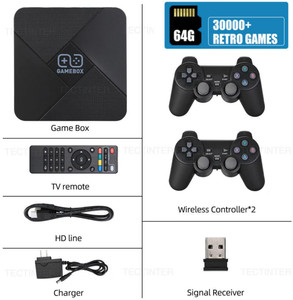 Inquisitive WiFi G5 ANDROID VIDEO GAME TV Box Console 4K HD Wireless ...