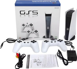HG WORLD Retro GS5 TV Game Set Console 8 Bit Dual Wired game box video ...