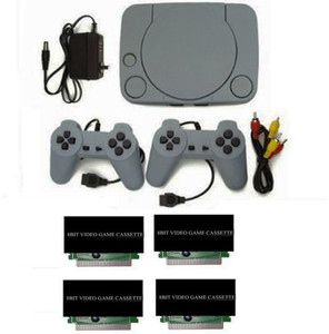 PTCMart Classic 8bit TV video game console with 4 cassettes & inbuilt ...