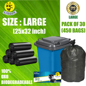 Smile Garbage Bags Large Size For Home Oxo Biodegradeable Bags 70 L ...