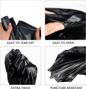 HOMESTIC 19x21 Inches Premium Garbage Bags for Dustbin | 270 Bags (9 ...