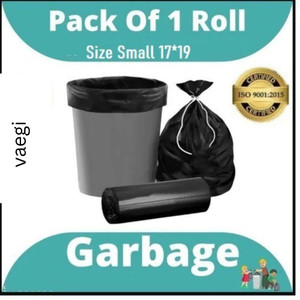 VAEGI Garbage Bag/Dustbin bag / 17*19 pack 1 Small 6 L Garbage Bag Pack ...