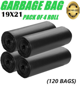 SAISWAR Dustbin Covers Clean Home Biodegradable Garbage bags 120 Pcs ...