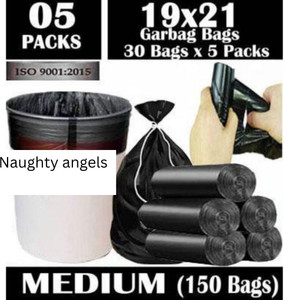 Naughty angels 150 premium elite garbage bags and trash bag Small 6 L ...
