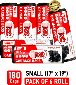 trashmate Biodegradable Black Garbage bag 17 X 19 inches | Dustbin ...
