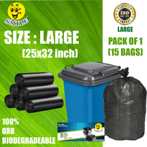 Smile Dustbin Plastic Bag Extra Large Covers Oxo Biodegradeable 70 L ...