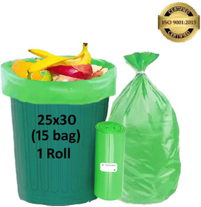 PERSONALITY PLUS 24"X 32" 15 Dustbin bags Garbage bags Disposable Eco ...