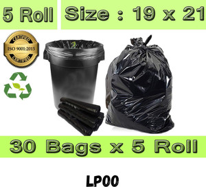 lpoo Medium 6 L Garbage Bag Medium 6 L Garbage Bag Pack Of 150 Price in ...