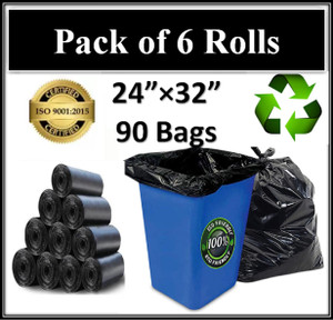 XOPY Garbage Bags/Dustbin Bags/Trash Bags - 24X32 Inches - Pack Of 6 ...