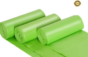 ATMOSPHERE Green Roll Garbage Dustbin Bags 19 x 21 inch for Home ...