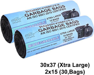 RGNRVIIMOXX OXO-Biodegradable Garbage Bags 30x37 Inches (Xtra Large ...
